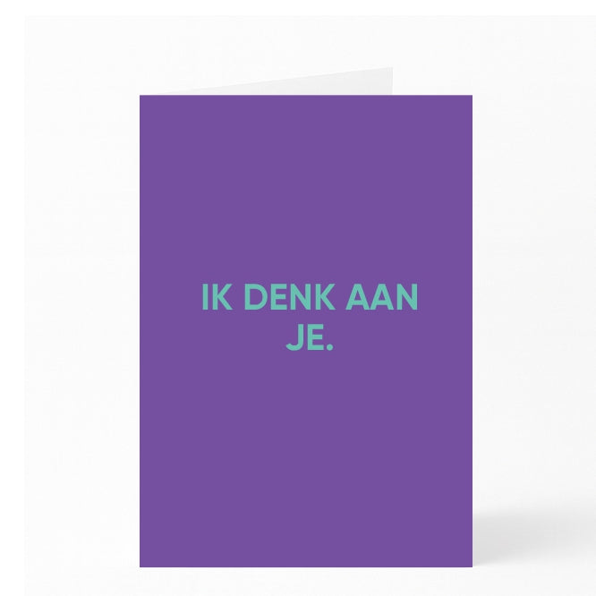 IK DENK AAN JE. – The Brownie Box